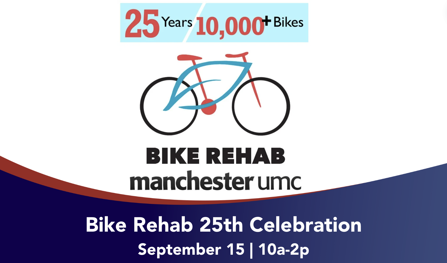 Bike Rehab - Manchester United Methodist Church